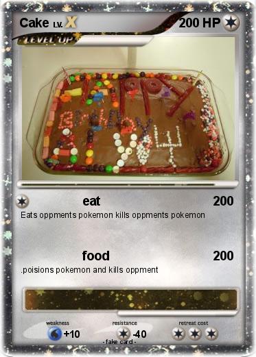 Pokémon Cake 223 223 - eat - My Pokemon Card