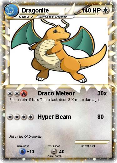 Pokémon Dragonite 87 87 - Draco Meteor - My Pokemon Card