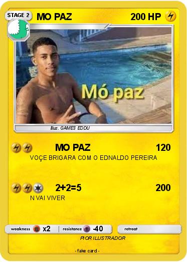 Pokémon MO PAZ - MO PAZ - My Pokemon Card