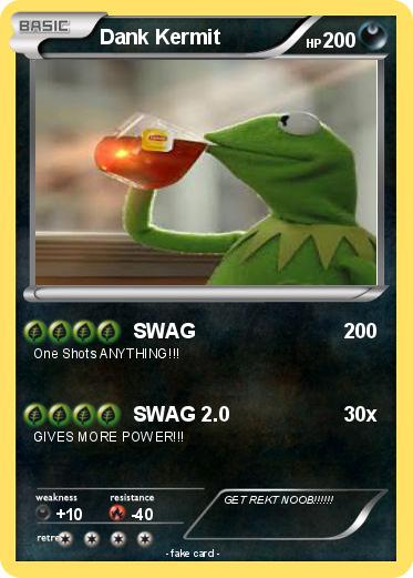 Pokémon Dank Kermit - SWAG - My Pokemon Card
