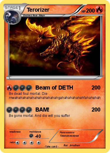 Pokémon Terorizer - Beam of DETH - My Pokemon Card