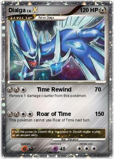 Pokémon Dialga 7199 7199 - Time Rewind - My Pokemon Card