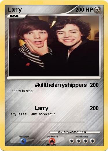 Pokémon Larry 245 245 - #killthelarryshippers - My Pokemon Card