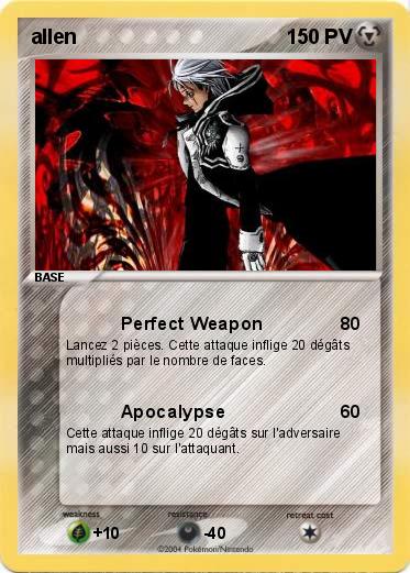 Pokémon allen 49 49 - Perfect Weapon - Ma carte Pokémon