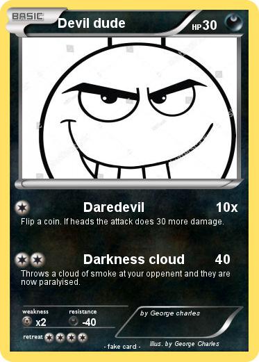 Pokémon Devil dude 3 3 - Daredevil - My Pokemon Card