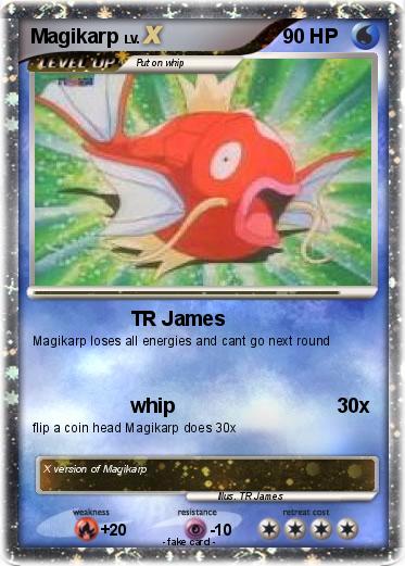 Pokémon Magikarp 268 268 - TR James - My Pokemon Card