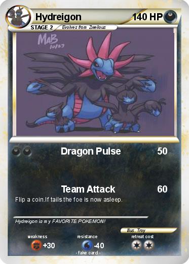 Pokémon Hydreigon 33 33 - Dragon Pulse - My Pokemon Card