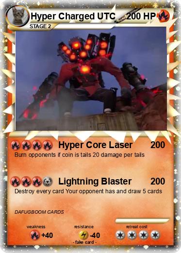 Pokémon Hyper Charged UTC - Hyper Core Laser - My Pokemon Card