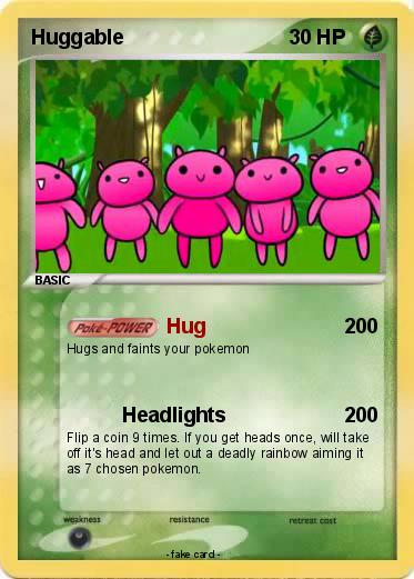 Pokémon Huggable 6 6 - Hug - My Pokemon Card