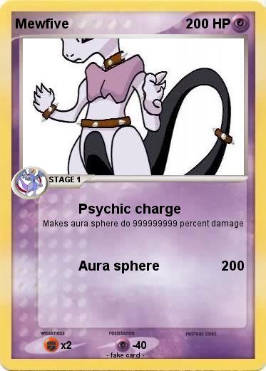 Pokémon Mewfive 73 73 - Psychic charge - My Pokemon Card