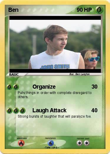 Pokémon Ben 1363 1363 - Organize - My Pokemon Card