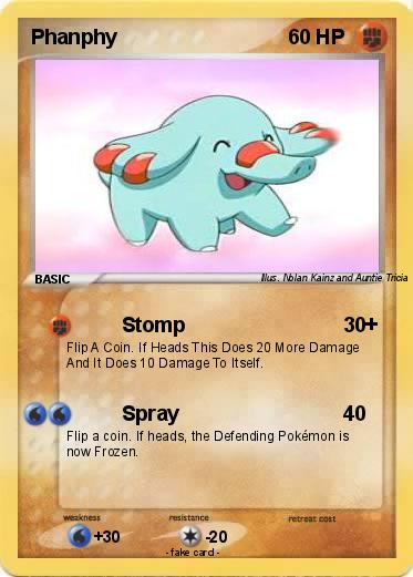 Pokémon Phanphy 2 2 - Stomp - My Pokemon Card