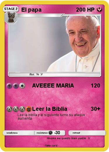 Pokémon El papa 2 2 - AVEEEE MARIA - My Pokemon Card
