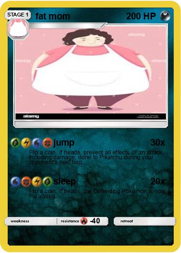 Pokémon fat mom 9 9 - jump - My Pokemon Card