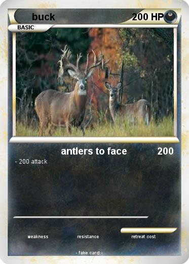 Pokémon buck 149 149 - antlers to face - My Pokemon Card