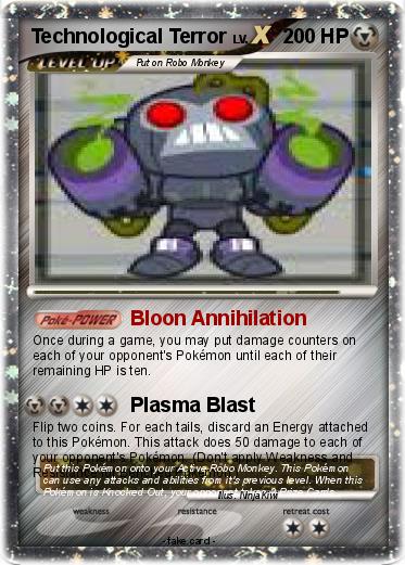 Pokémon Technological Terror 3 3 - Bloon Annihilation - My Pokemon Card