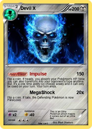 Pokémon Devil X - Impulse - My Pokemon Card