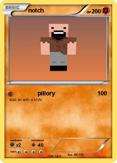 Pokémon notch 253 253 - pillory - My Pokemon Card