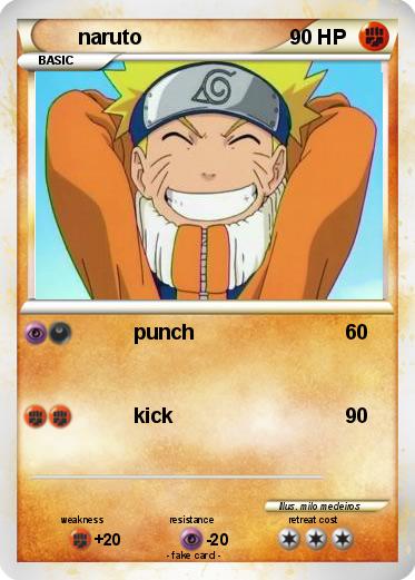 Pokémon naruto 8401 8401 - punch - My Pokemon Card