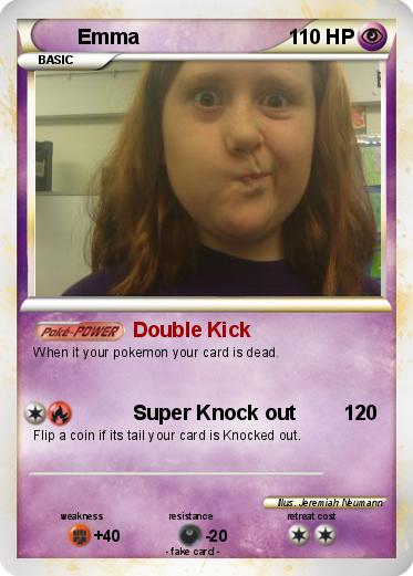 Pokémon Emma 407 407 - Double Kick - My Pokemon Card