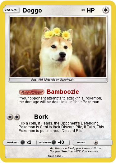 Pokémon Doggo 87 87 - Bamboozle - My Pokemon Card