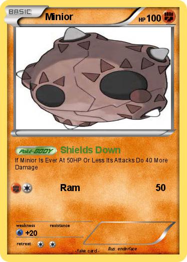Pokémon Minior 12 12 - Shields Down - My Pokemon Card