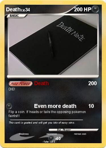 Pokémon Death 5676 5676 - Death - My Pokemon Card