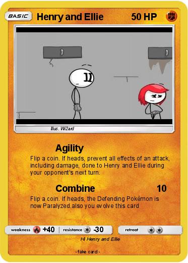 Pokémon Henry and Ellie - Agility - My Pokemon Card