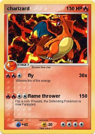 Pokémon charizard 8442 8442 - fly - My Pokemon Card