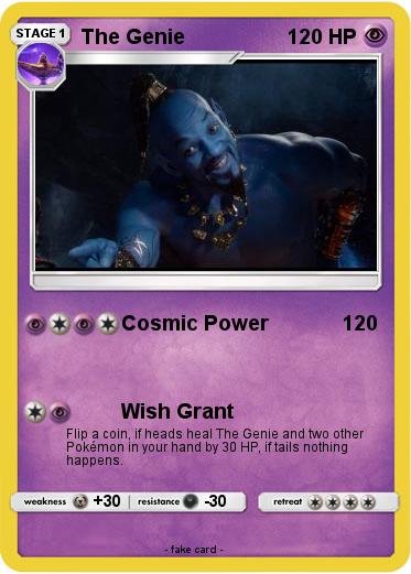 Pokémon The Genie 4 4 - Cosmic Power - My Pokemon Card