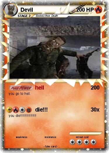 Pokémon Devil 529 529 - hell - My Pokemon Card