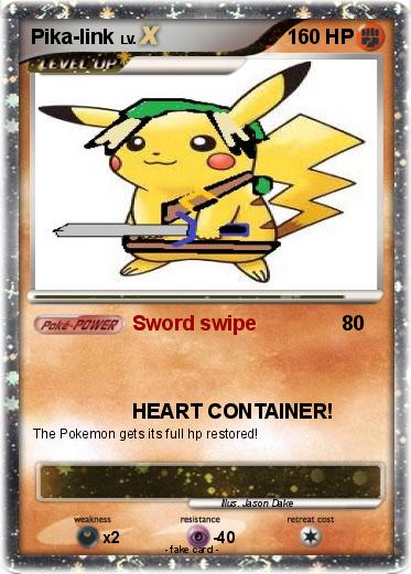 Pokémon Pika link - Sword swipe - My Pokemon Card