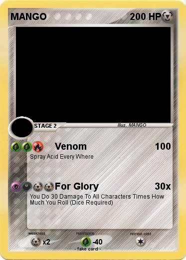 Pokémon MANGO 77 77 - Venom - My Pokemon Card