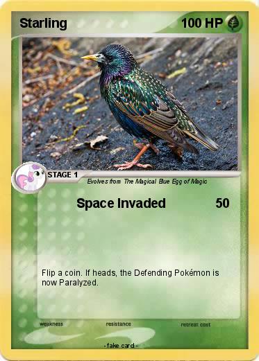 Pokémon Starling 47 47 - Space Invaded - My Pokemon Card