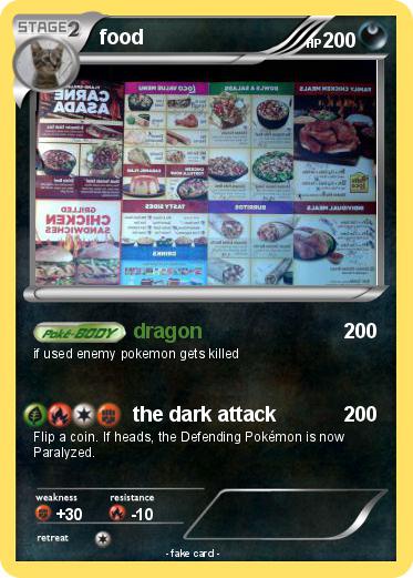 Pokémon food 124 124 - dragon - My Pokemon Card