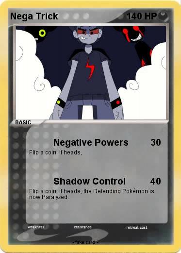 Pokémon Nega Trick - Negative Powers - My Pokemon Card
