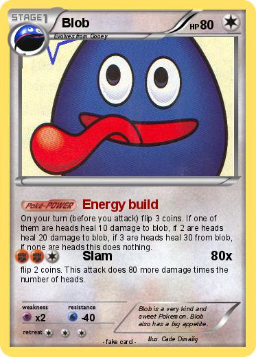 Pokémon Blob 190 190 - Energy build - My Pokemon Card