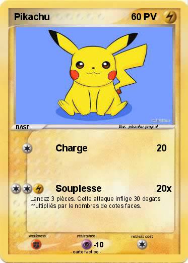 Pokémon Pikachu 14451 14451 - Charge - Ma carte Pokémon