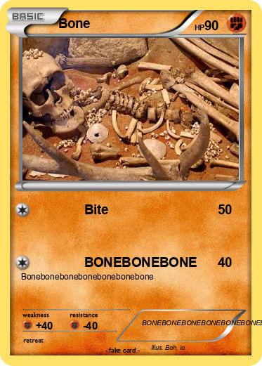 Pokémon Bone 301 301 - Bite - My Pokemon Card