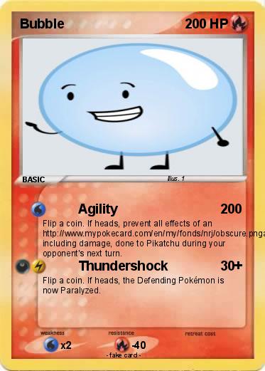 Pokémon Bubble 278 278 - Agility - My Pokemon Card