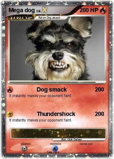 Pokémon Mega dog 6 6 - Dog smack - My Pokemon Card