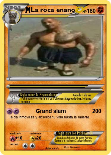 Pokémon La roca enano 1 1 - Grand slam - Mi carta pokémon