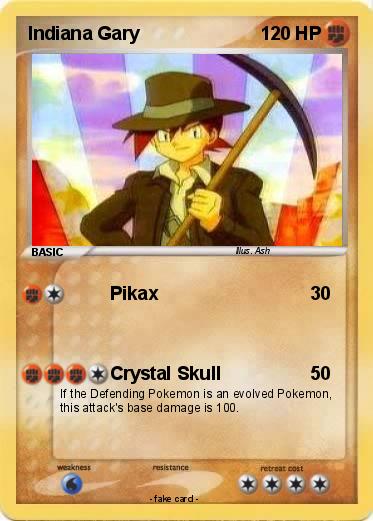 Pokémon Indiana Gary - Pikax - My Pokemon Card