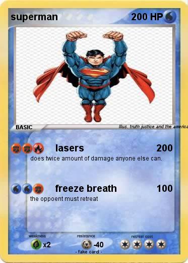Pokémon superman 840 840 - lasers - My Pokemon Card