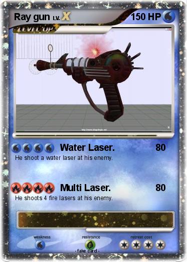 Pokémon Ray gun 5 5 - Water Laser. - My Pokemon Card