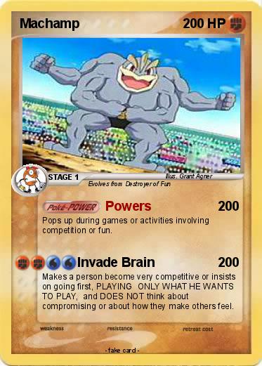 Pokémon Machamp 471 471 - Powers - My Pokemon Card