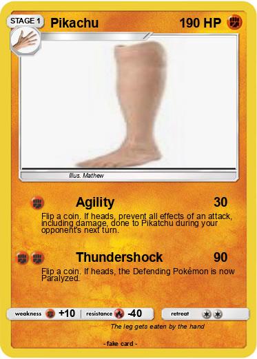 Pokémon The leg - Kick - My Pokemon Card