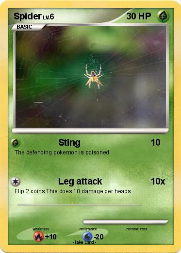 Pokémon Spider 1376 1376 - Sting - My Pokemon Card