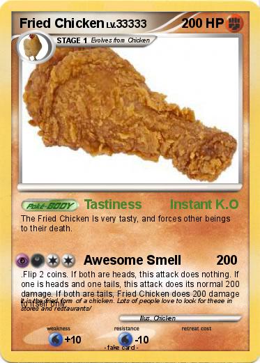 Pokémon Fried Chicken 21 21 - Tastiness Instant K.O - My Pokemon Card