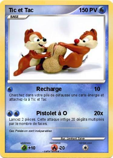 Pokémon Tic et Tac 1 1 - Recharge - Ma carte Pokémon